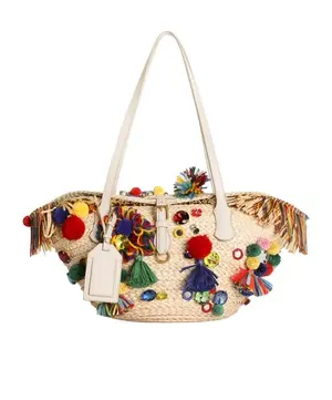 Dolce & Gabbana Coffa Capri Bag With Embroidery - Multicolour