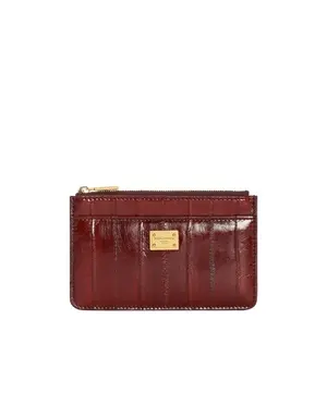 Dolce & Gabbana Dolce Gabbana Logo Plaque Card Holder - Red