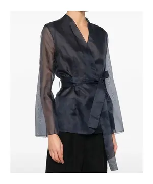 Antonelli Firenze Wrap-style Tie-waist Casual Jacket