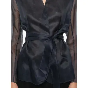Antonelli Firenze Wrap-style Tie-waist Casual Jacket
