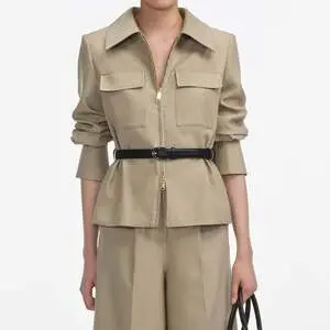 SELF-PORTRAIT Twill Playsuit