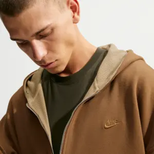 Nike Club Oversized Fleece Full-zip Reversible Hoodie