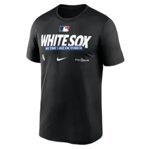 Nike Chicago White Sox 2026 Postseason Authentic Collection Legend Dri-fit Mlb T-shirt - Black