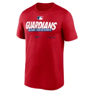 Nike Cleveland Guardians 2026 Postseason Authentic Collection Legend Dri-fit Mlb T-shirt - Red