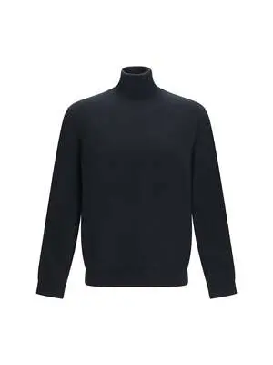 Zegna Oasi Cashmere Turtleneck Sweater - Black