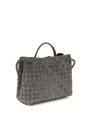 Bottega Veneta Medium Andiamo Handbag - Gray