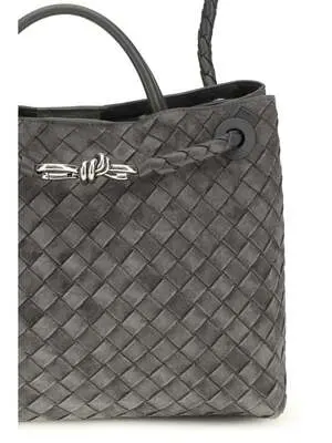 Bottega Veneta Medium Andiamo Handbag - Gray