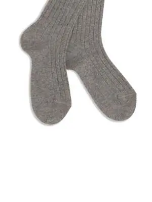 Brunello Cucinelli Ribbed Cashmere Socks