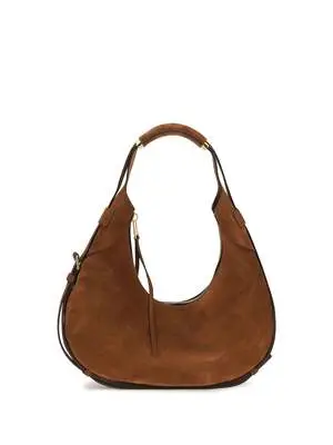 Moschino Medium Handle Me Hobo Shoulder Bag - Brown
