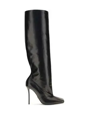 Dolce & Gabbana Calfskin Tall Boots - Black