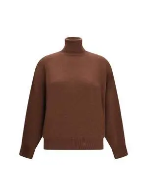 Brunello Cucinelli Cashmere Turtleneck Sweater - Brown