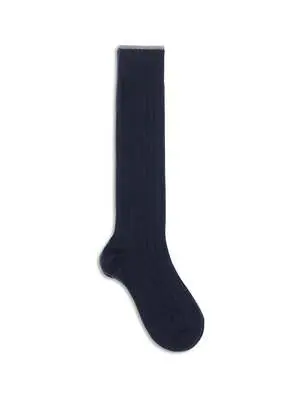 Brunello Cucinelli Ribbed Cashmere Socks