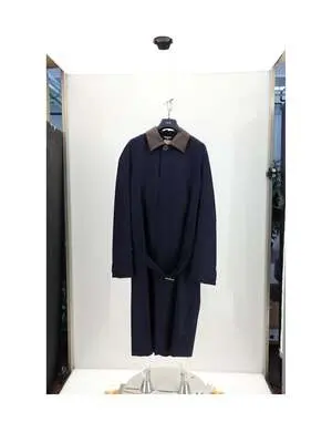 Dior Trench Lana/pelle Must Buy - Blue