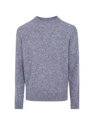 FILIPPO DE LAURENTIIS Crew-neck Bouclé Sweater