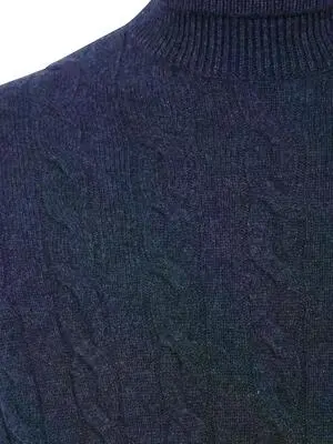 FILIPPO DE LAURENTIIS Cable-knit Roll-neck Sweater