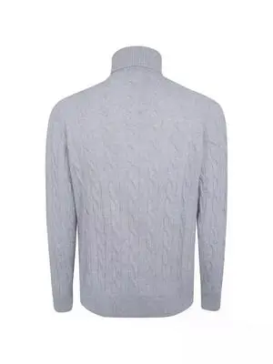FILIPPO DE LAURENTIIS Cable-knit Roll-neck Sweater