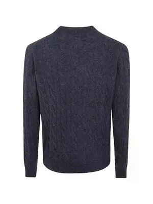 FILIPPO DE LAURENTIIS Cable-knit Wool Sweater