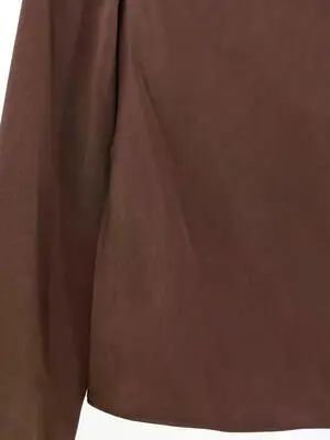 Vince Draped Long-sleeve Blouse