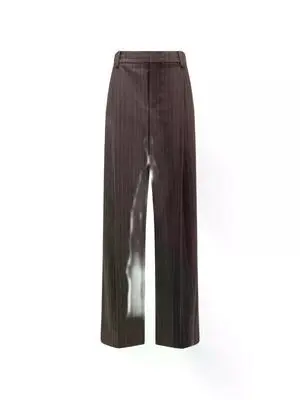 Vince Pinstriped Wide-leg Trousers
