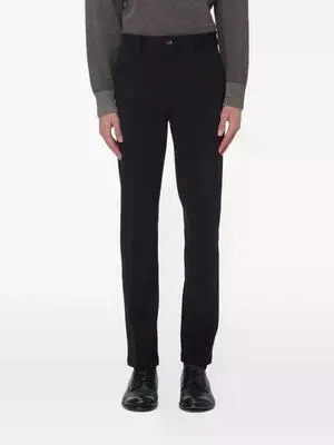 SIVIGLIA Slim-cut Tailored Trousers - Black