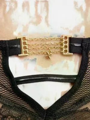 Chantelle Lace-panelled Mesh Briefs
