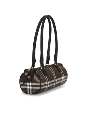 Burberry Mini Barrel Bag In Chocolate