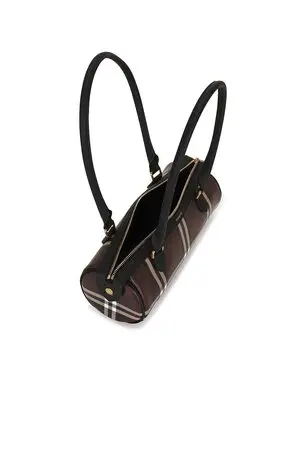 Burberry Mini Barrel Bag In Chocolate