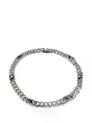Vetements Logo-engraved Curb-link Necklace