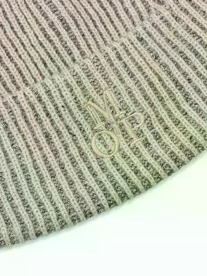Marc O'polo Ribbed-knit Embroidered-logo Beanie Hat