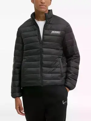 KARL KANI Logo-patch Padded Jacket - Black