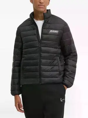 KARL KANI Logo-patch Padded Jacket - Black