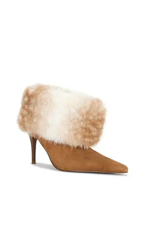 Steve Madden Enella Faux Fur Boot In Tan