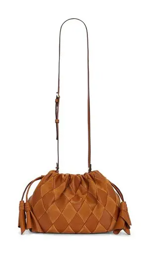 Zimmermann Cloud 91 Medium Clutch Bag In Tan - Caramel