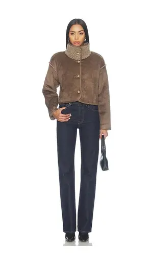 Velvet By Graham & Spencer Esme Jacket In Brown
