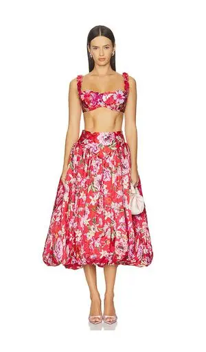 PatBO Peony Sequin Top