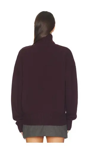 NICHOLAS Esme Sweater In Burgundy