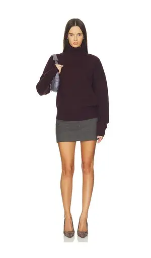 NICHOLAS Esme Sweater In Burgundy
