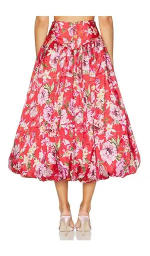 PatBO Peony Midi Skirt