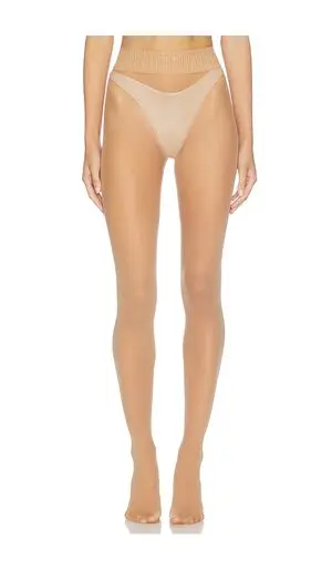 Wolford Fatal 15 Seamless Tights - Gobi