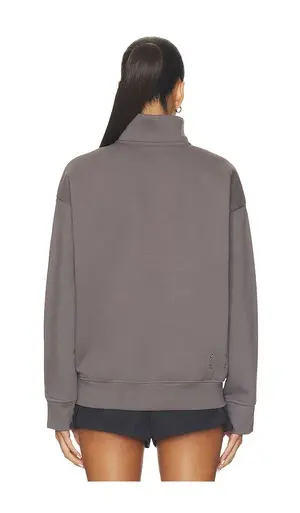 On Club Collective 1/4 Zip In Charcoal