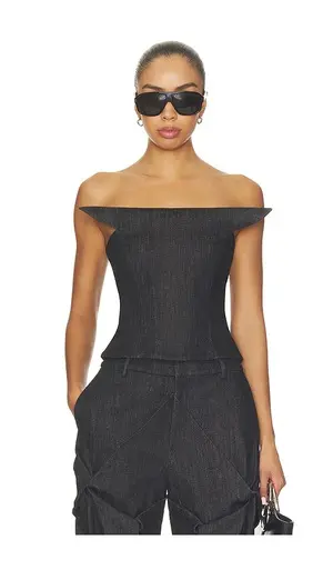 KATE BARTON Sylvie Top - Black
