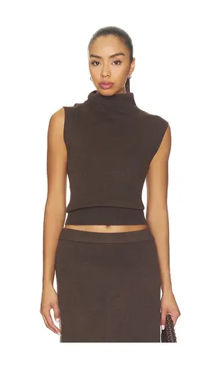 Astr The Label Deora Sweater - Chocolate