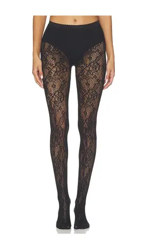 Wolford Infinite Rose Net Tights