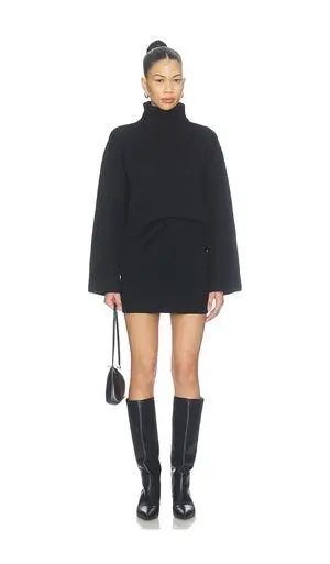 ALL THE WAYS Mira Skirt Set - Black