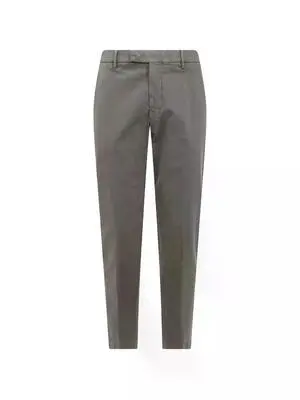 MICHAEL COAL Flap-pocket Chino Trousers - Grey
