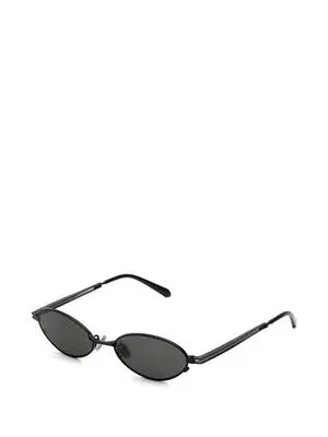 RETROSUPERFUTURE Luno Oval-frame Sunglasses - Black