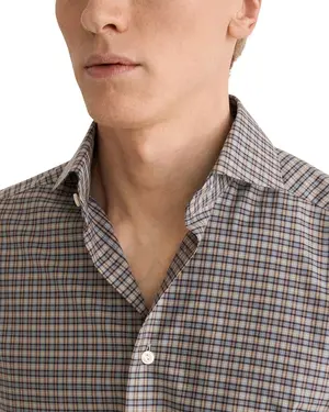 Eton Cotton Contemporary Fit Check Shirt