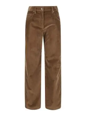 Brunello Cucinelli Five-pocket Straight-leg Pants - Brown
