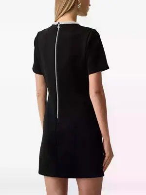 SILVIAN HEACH Crystal-embellished Short-sleeve Mini Dress