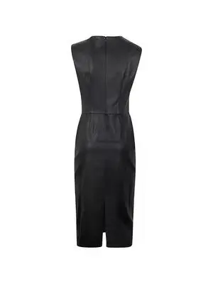Stouls Midi Evita Sleeveless Leather Dress